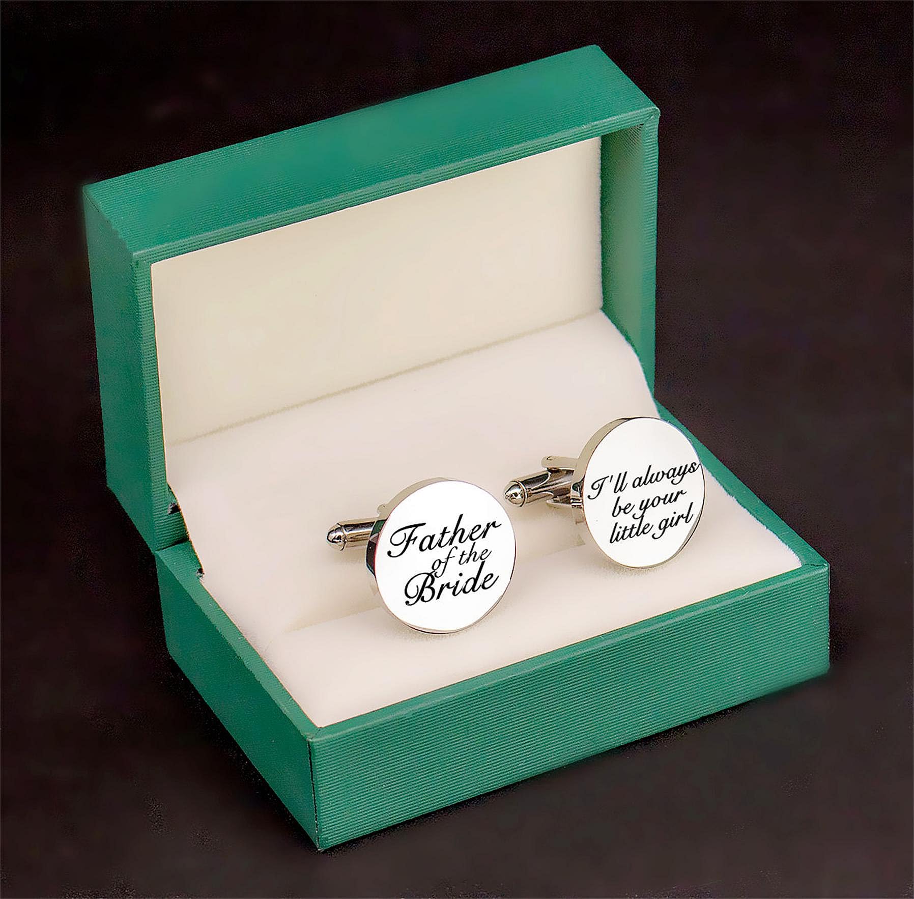 Kooer Groom Cufflinks, Groom Wedding Cuff Links Tie Clip Jewelry Gifts For Groom (groom)
