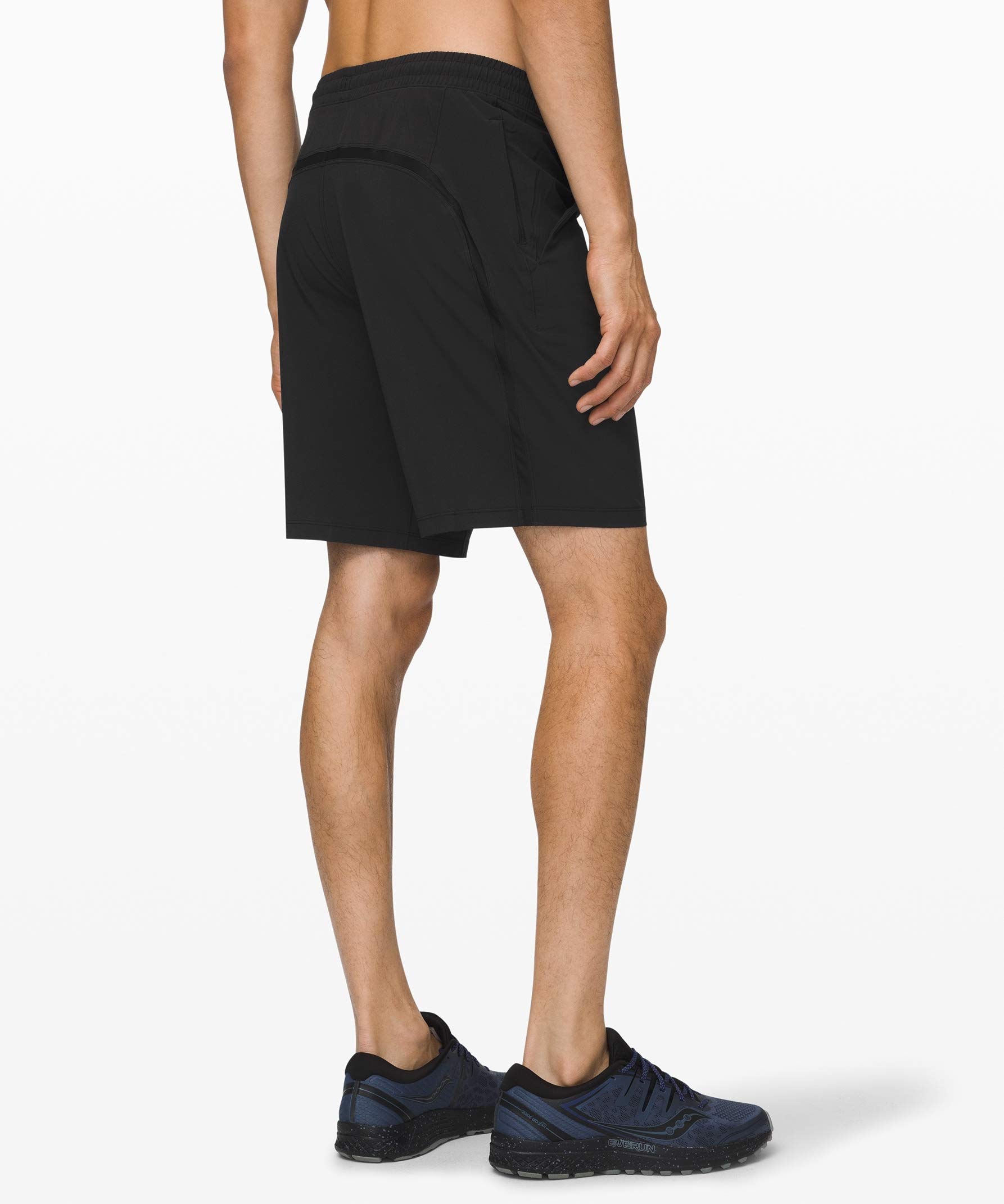 Lululemon Athletica Mens Pace Breaker Short Linerless (Black, S)