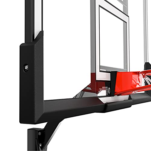 Spalding Momentous EZ Assembly 54" H-Frame Acrylic Portable Basketball Hoop