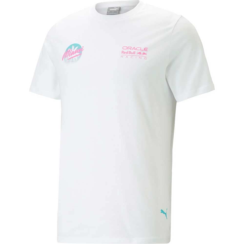 Red Bull Racing F1 Men's Special Edition Miami GP T-Shirt White
