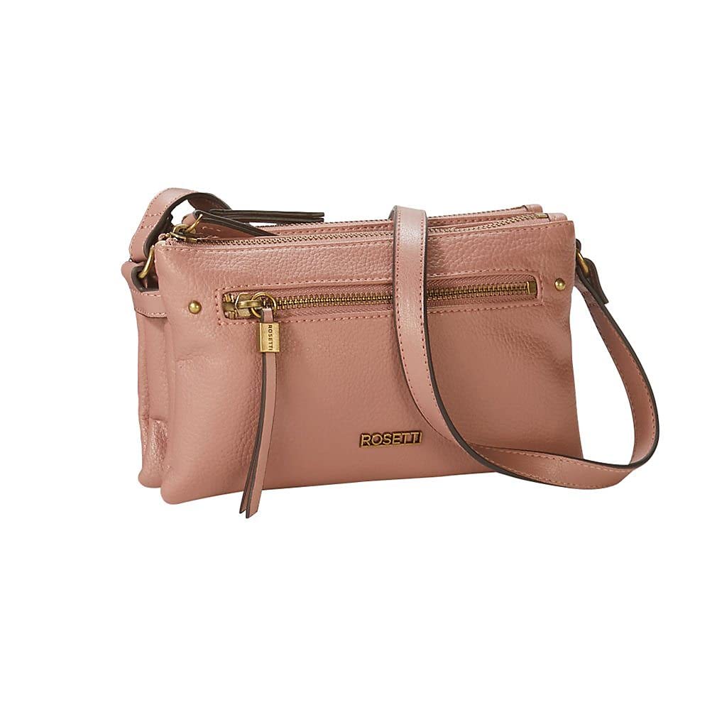 Rosetti Vegan Leather Mini Crossbody Bag One Size Blush pink