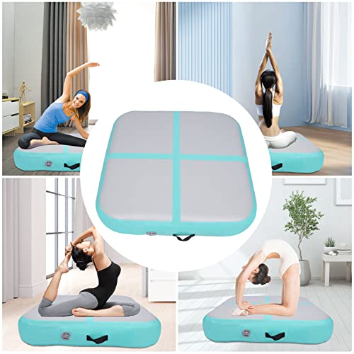 OCASAMI Inflatable Gymnastics Mat Tumbling Mat 3.28ft Training Mats Air Mat Thick Tumbling Mat with Air Pump for Home/Gym/Outdoor (7.87inch Thickness)