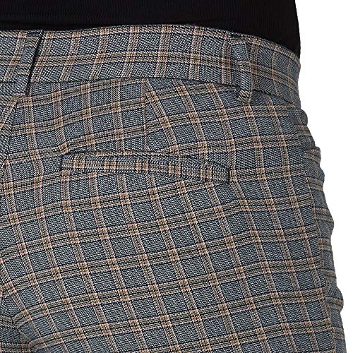 Lee Women's Ultra Lux Comfort with Flex Motion Trouser Pant Sky Captain Check 12
