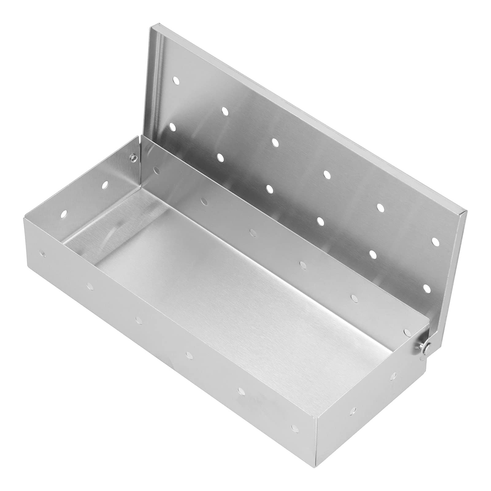 Jerys Smoker Box, Wood Chip Stainless Steel Barbecue Grill Box for Picnic for Party