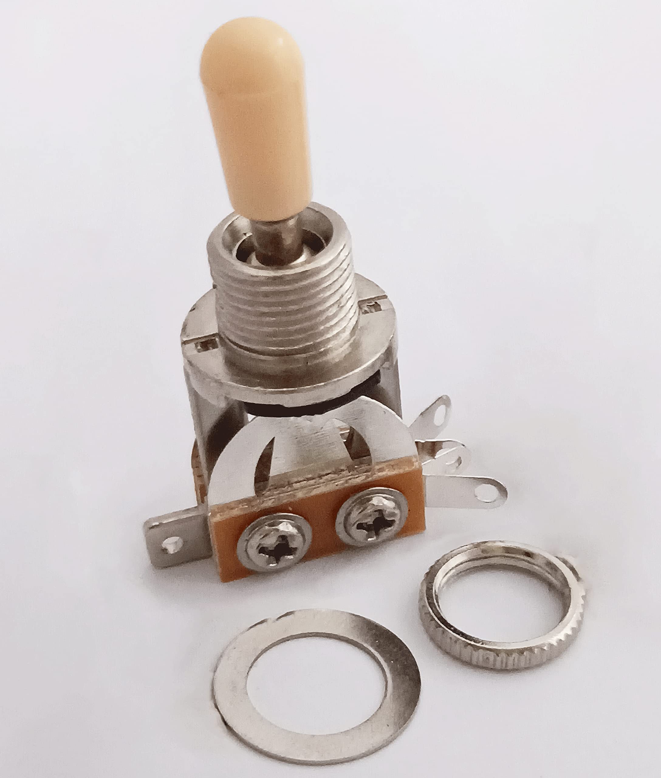 NC AYUBOUSAGibon Les Paul Guitar Toggle Switch 3 way Pickup Selector for Electric Guitar Cream Tip