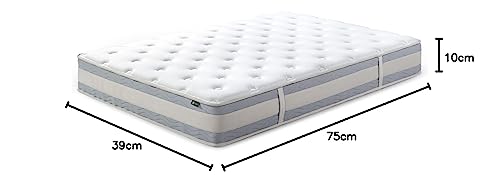 ZINUS 10 Inch Green Tea Cooling Gel Memory Foam Hybrid Mattress, Pocket Innersprings for Motion Isolation, Edge Support, Twin, White