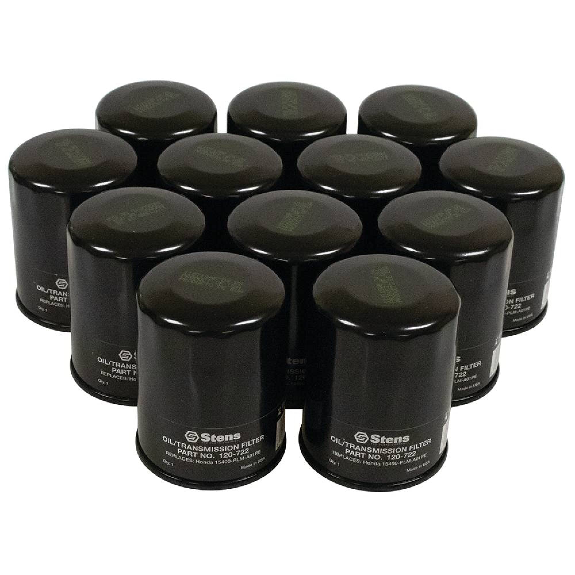 Stens 120-722-12 Oil Filter Shop Pack, Honda 15400-PLM-A02PE, case, 12