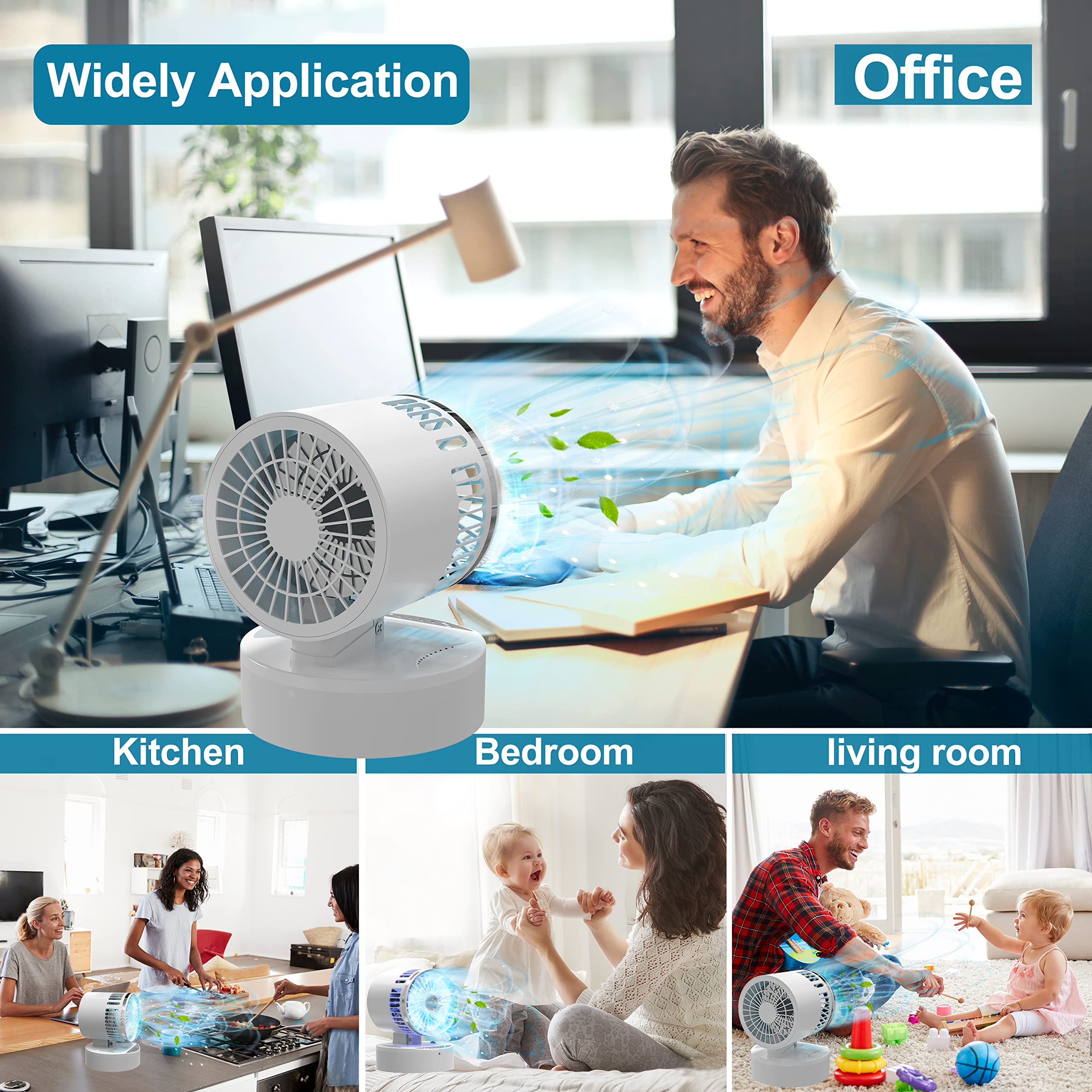 Portable Air Conditioners - Remote Control Personal Air Conditioner Unit,Mini Air Cooler AC with Cooling Metal Filter
