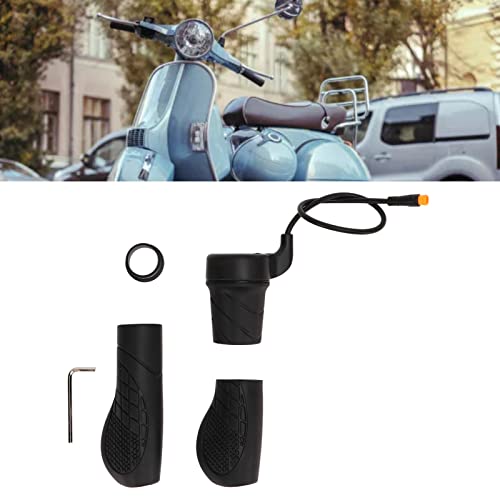 Niiyen Throttle Handle Grips and Cable 20x Electric Bike Throttle Accelerator Handle Grips Speed Regulating Handle General with Waterp for Mountain Bike Bikes Road Bike Modification