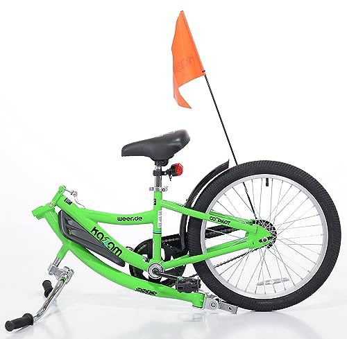 KaZAM Co-Pilot Bike Trailer, Green, 20 inch