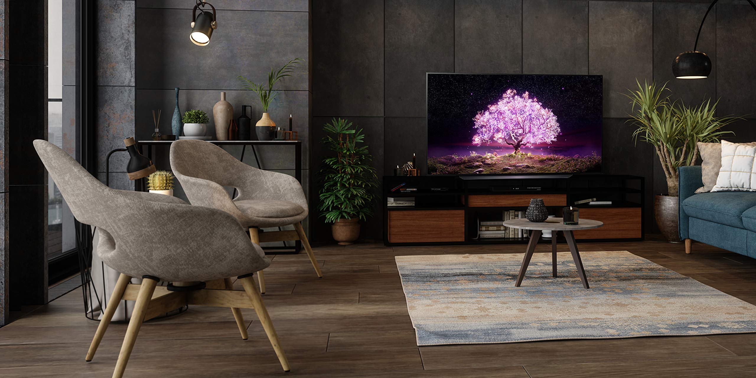 LG OLED55C1PUB/OLED55C1AUB Alexa Built-in C1 Series 55" 4K Smart OLED TV (2021) (Renewed)