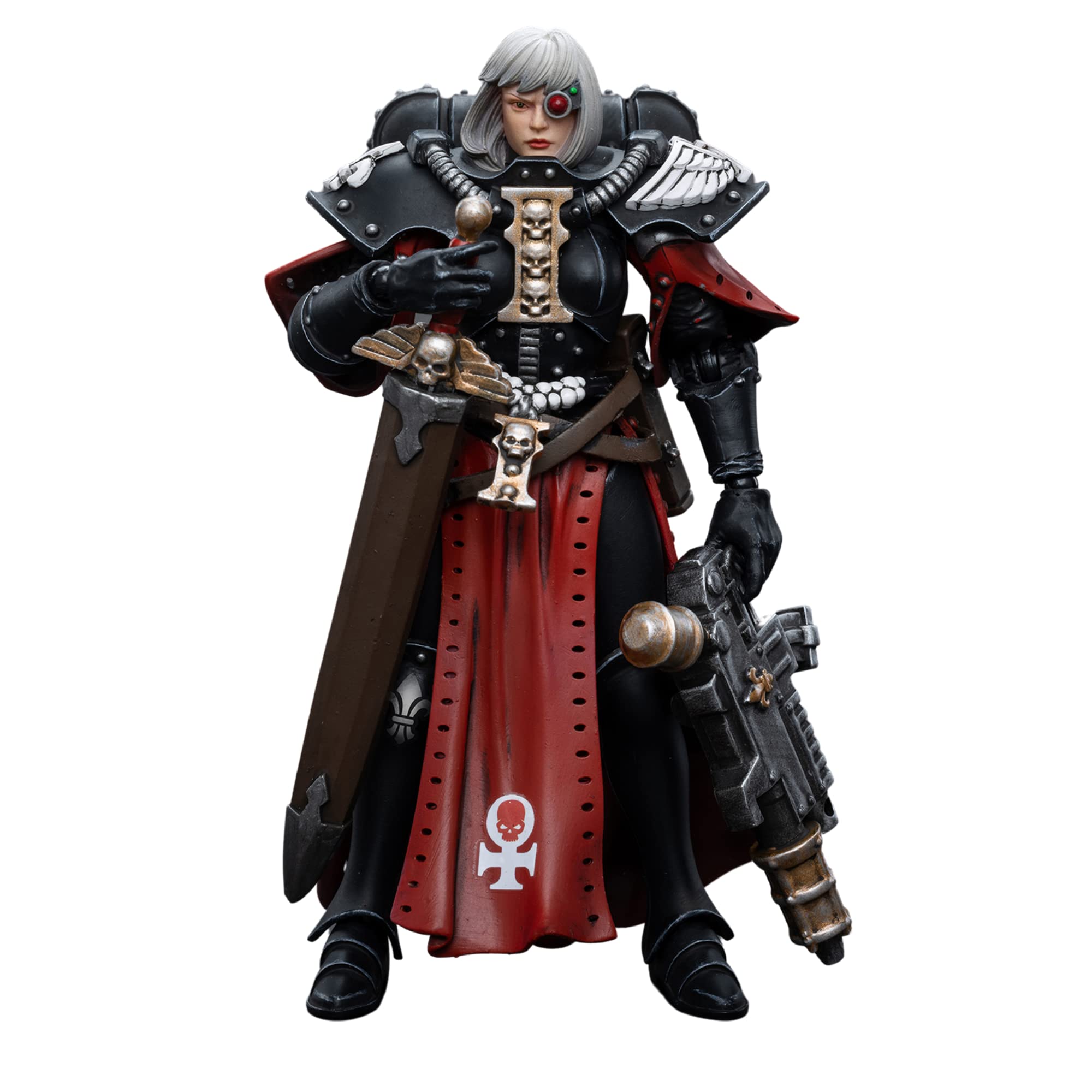 JOYTOY Warhammer 40K 1/18 Action Figure Adepta Sororitas Battle Sister Kassia Model Figure (4.1Inch)