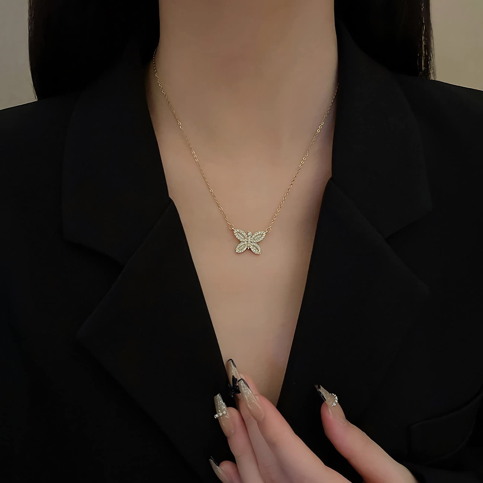 Necklaces for Women,Butterfly Necklace