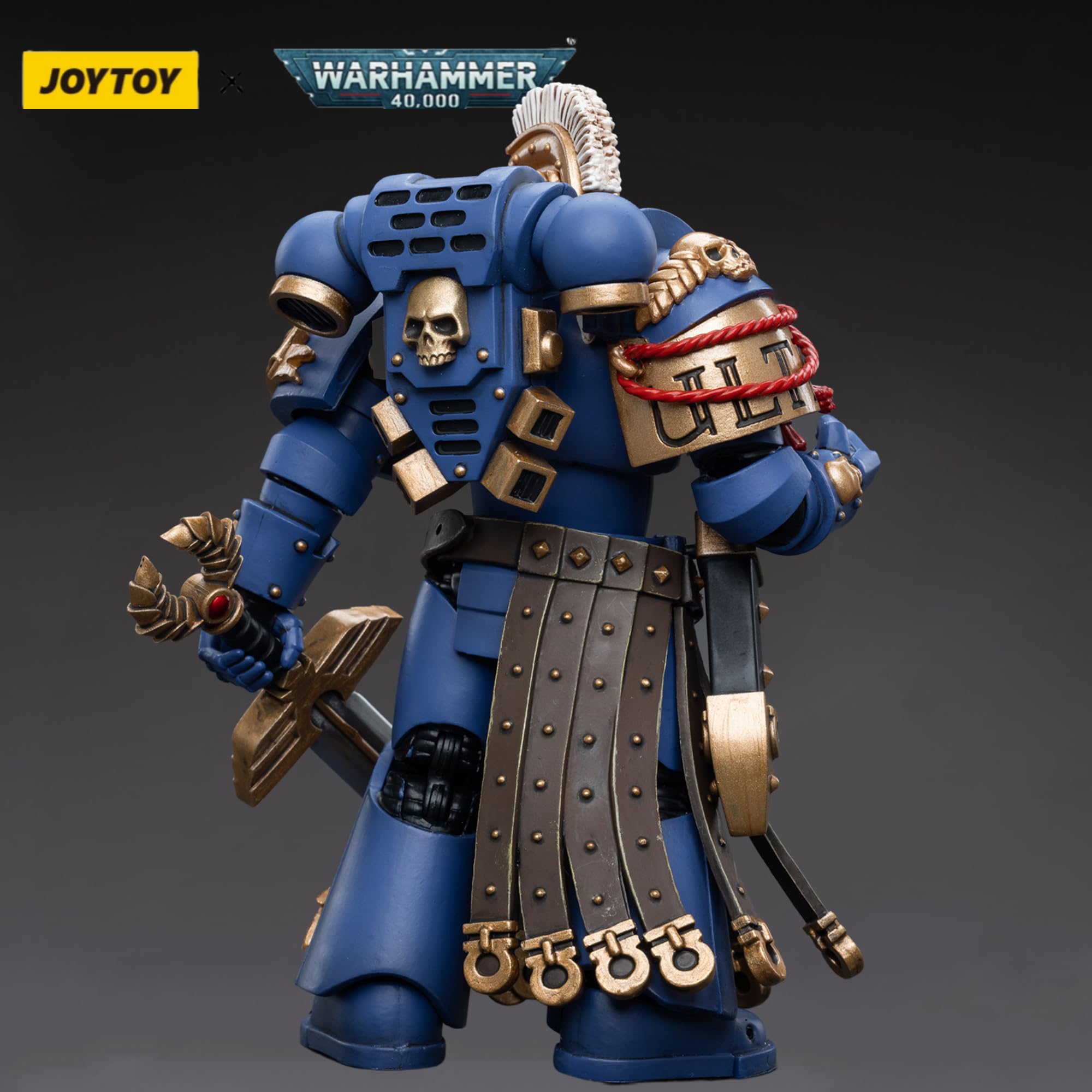 JOYTOY Warhammer 40,000 1/18 Action Figure Ultramarines Honour Guard Chapter Champion Collection Model Figures (4.88inch)