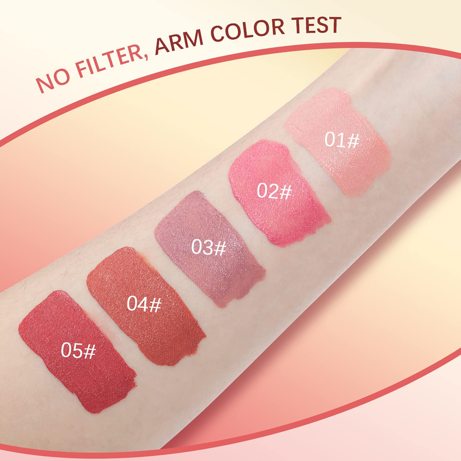 Liquid Blush - Silky Cream Blush,Blendable Blush Stick for Cheeks,Natural Matte Blush Wand,Moisturizing & Long Lasting Face Blush (02#Lucky)
