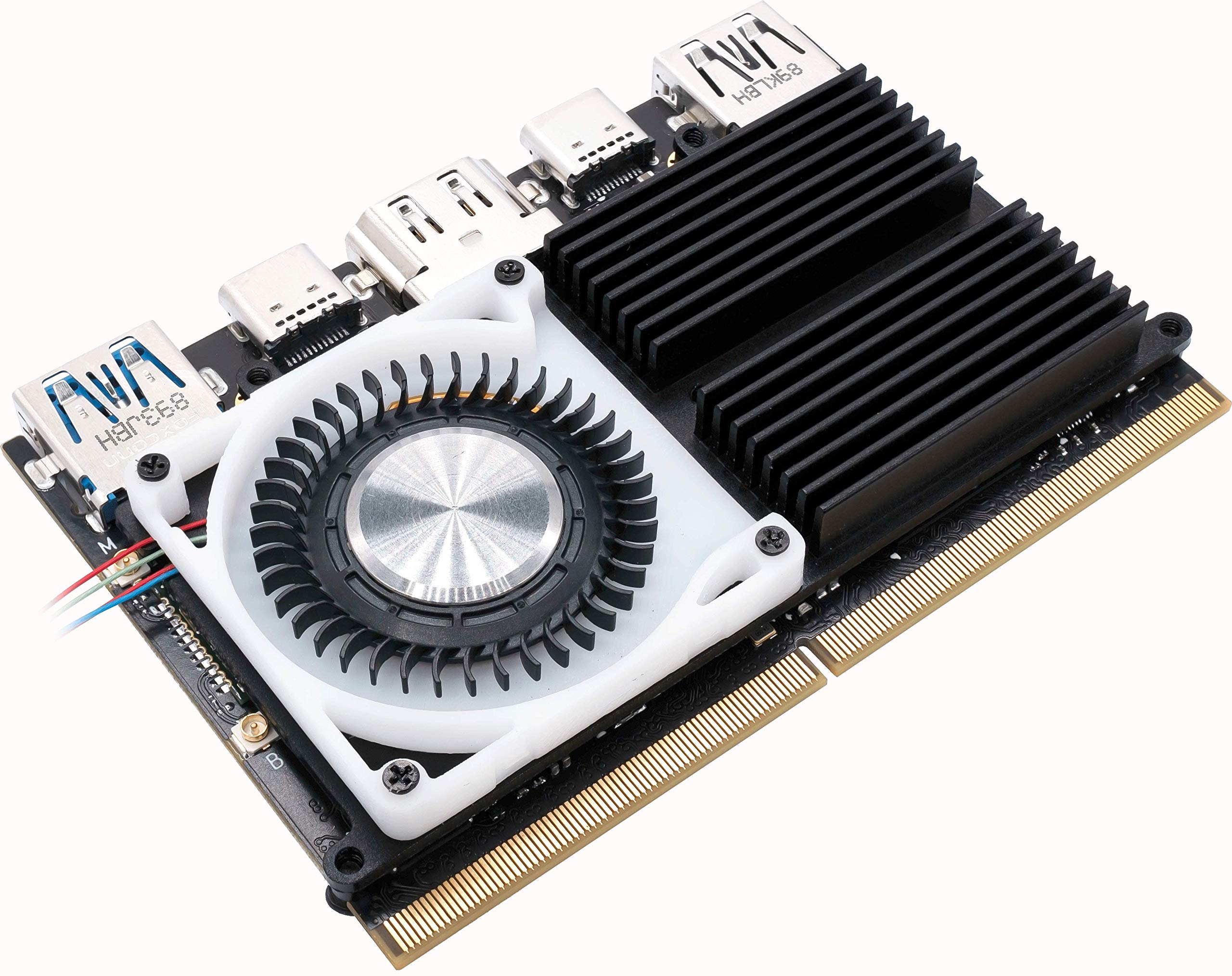 khadas Edge Pro Single Board Computer with Rockchip RK3399 64-bit Hexa-core SBC,WiFi AP6398S, 802.11a/b/g/n/ac 2X2 MIMO with RSDB,8bit STM8S003 with Programmable EEPROM (4+32GB)