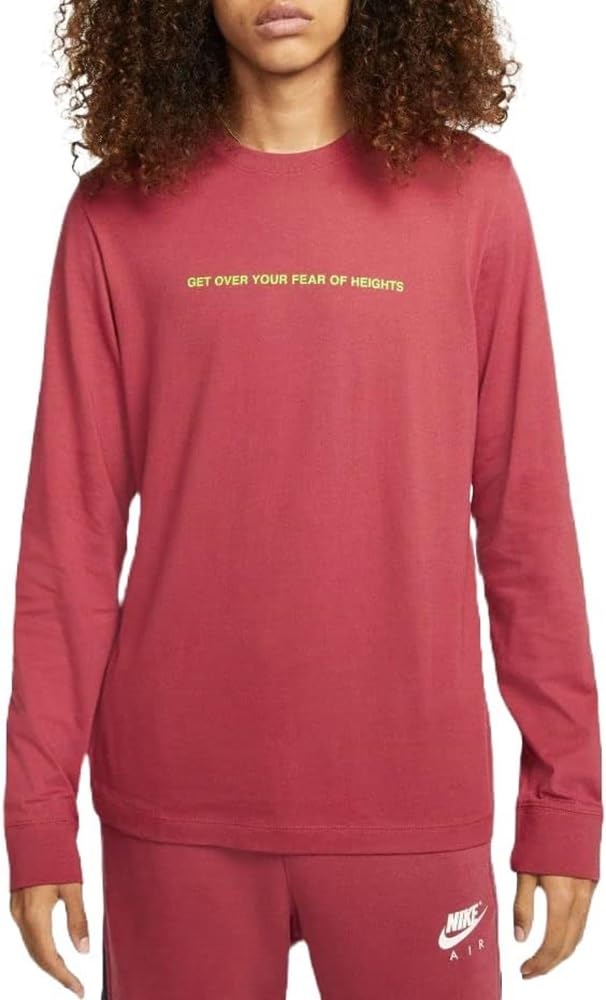Nike Men's Swoosh Training Long Sleeve Shirt (Cedar) Size Large