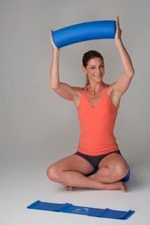 MELT Method, 18 Inch Travel Soft Foam Roller, Blue, Exercise-Foam-Rollers, Mobility Improvement, Latex Free