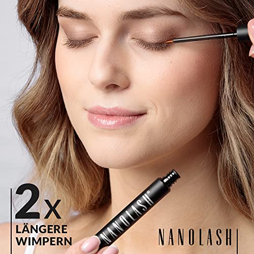 Nanolash Eyelash Growth Serum Conditioner For Enhanced Long Luscious Eyelashes and Eyebrows β 3ml