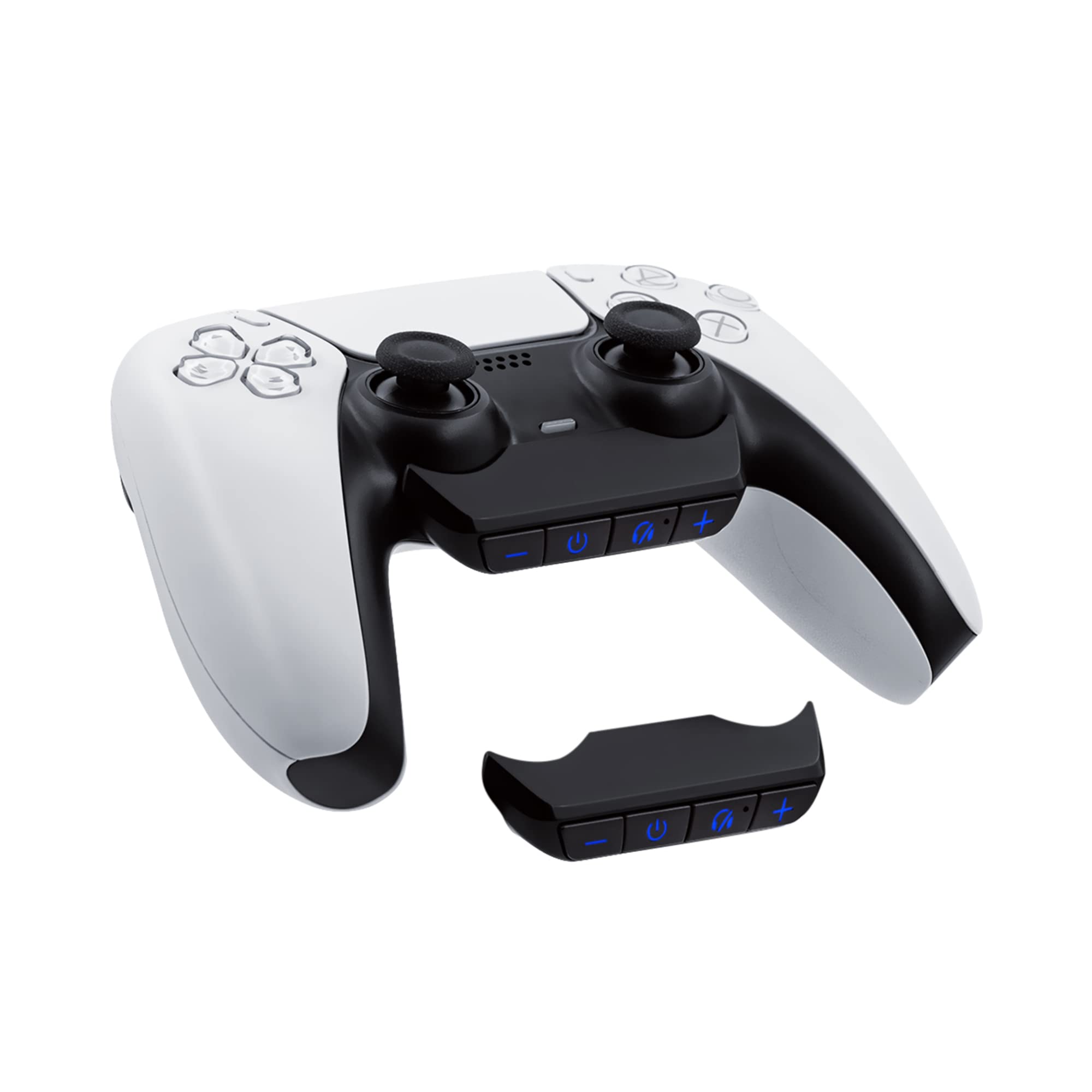 Mcbazel Audio Adapter for PS5 Controller, BT 5.1 Wireless Audio Transmitter with Low Latency, Volume Control, Mute Function and LED Indicator for PS5 Controller - Black