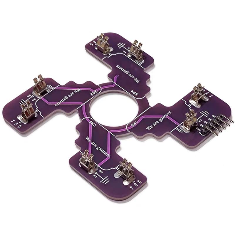 Replaced JLF PCB for Sanwa TP-MA PCB Board & 4pcs Omron .187" Micro Switches Hot Swap Joystick Board for Arcade Stick DIY OTTO DIY V2 V5 Kit