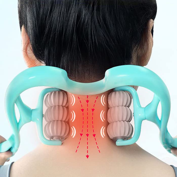 Neck Massager for Pain Relief Deep Tissue, Massagers for Neck and Back, Shoulder Massager, Lymphatic Drainage Massager, Masajeador De Espalda y Cuello