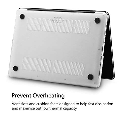 KECC Case Compatible with MacBook Air 13 inch Case A2337 M1 A2179 A1932 Retina Display + Touch ID Plastic Hard Shell + Keyboard Cover + Slim Sleeve + Screen Protector + Pouch(Clear Flowers Design 11)
