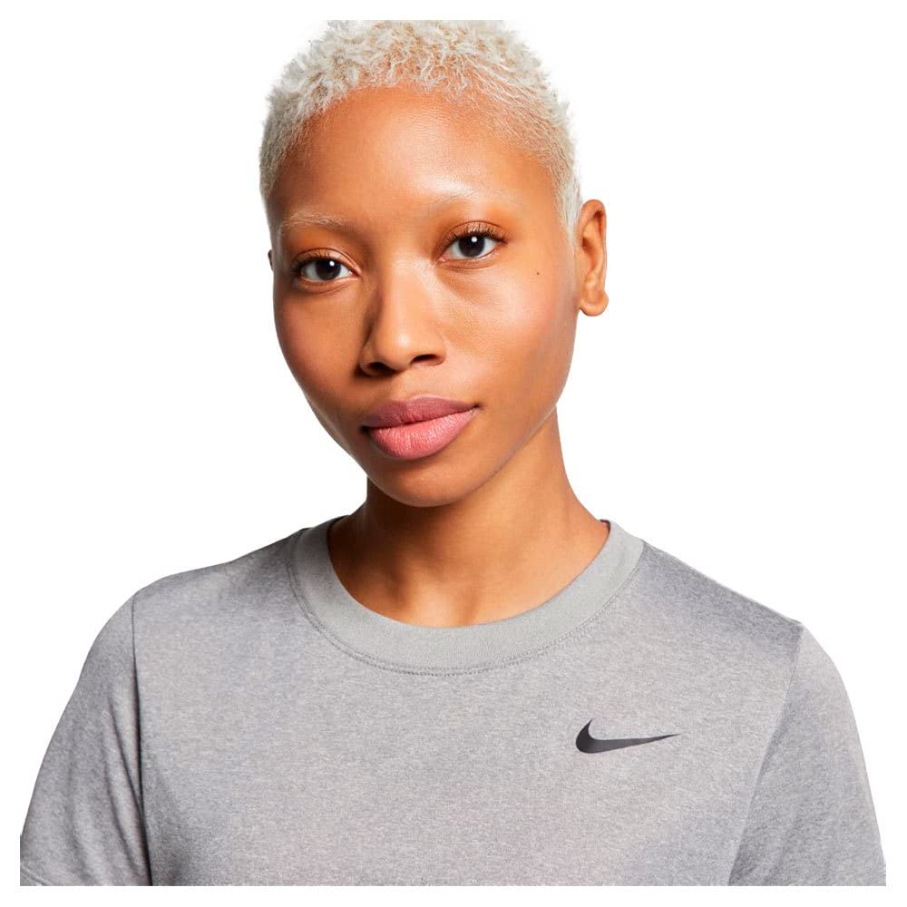 Nike Women's Legend Short Sleeve Shirt (as1, Alpha, x_l, Regular, Regular, Light Thistle/Black, X-Large)
