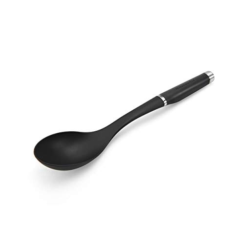 KitchenAid KO003OHOBA Gourmet Nylon Basting Spoon, One Size, Matte Black