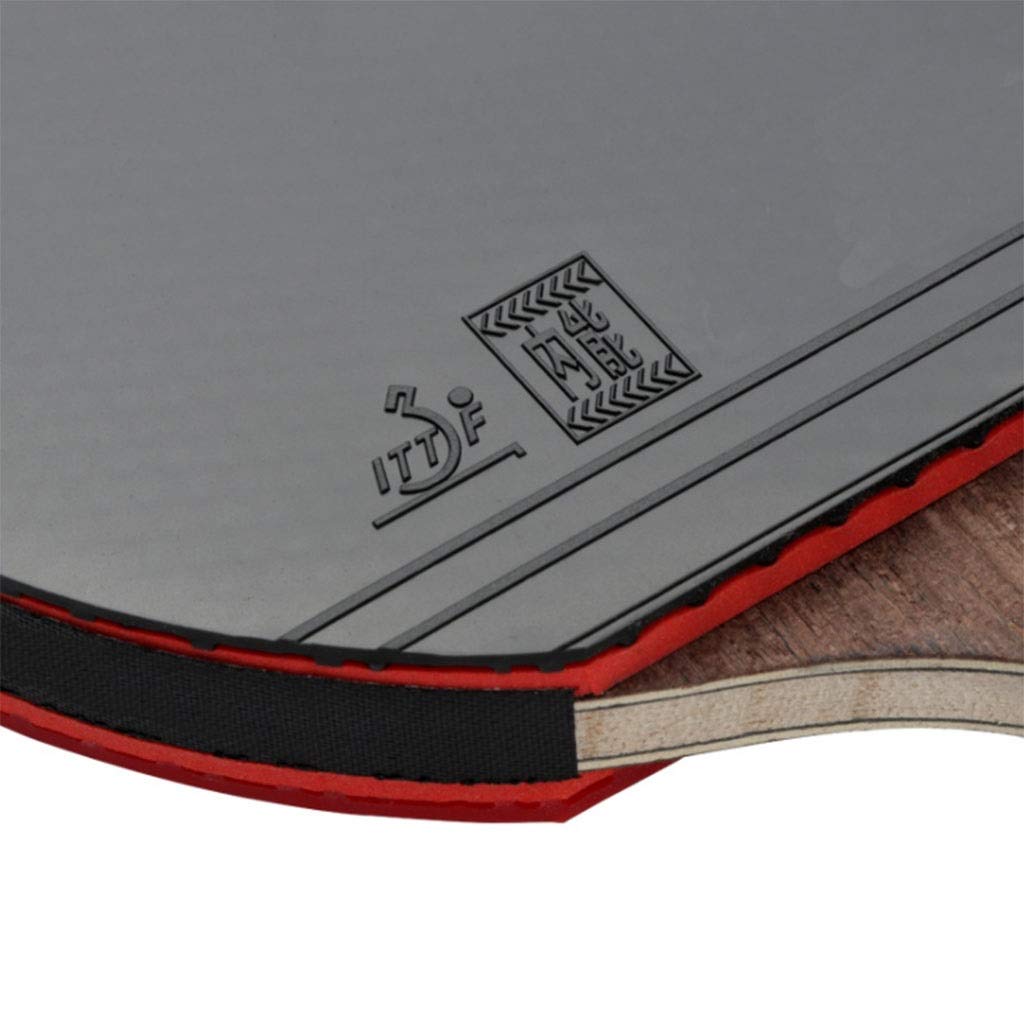 KATUEF Table Tennis Racket,Bats-Ping Pong Racket Set-2 Rackets and Suitcase-ITTF Approved 5 Star Rubber Racket, Long Handle/Short Handle, Office-Home-Indoor or Outdoor Game Entertainment