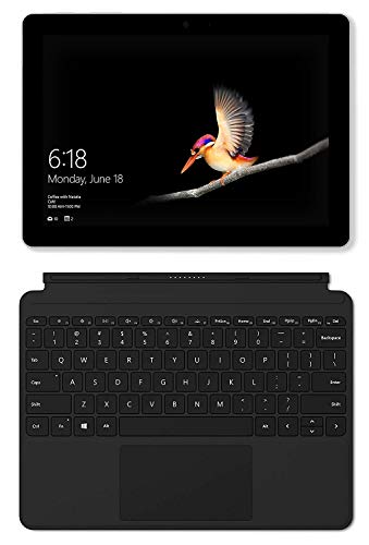 Microsoft Surface Go 10ββ Touchscreen PixelSense (1800x1200) Display (Intel Pentium Gold 4415Y Processor, 4GB RAM, 128GB SSD, Surface Black Type Cover, Windows Ink Active, Windows 10 S Mode)