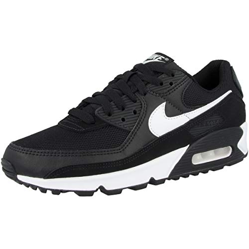 Nike Womens WMNS Air Max 90 CQ2560 001 Black/White - Size 7W