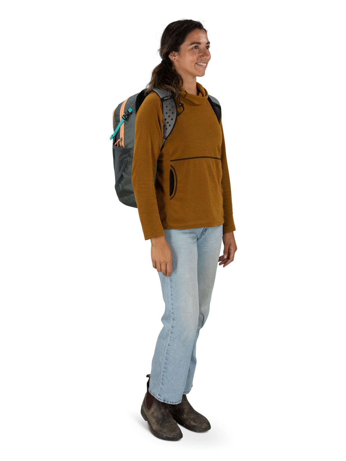 Osprey Flare Everyday Laptop Backpack, Succulent Green/Deep Teal