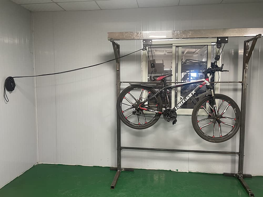 LIBOSULV Kayak Hoist Lift Systems for Kayaks, Canoes, Surfboards, Bikes or ladders. Kayak Suspension Hoist Pulley Garage Storage for Bicycle
