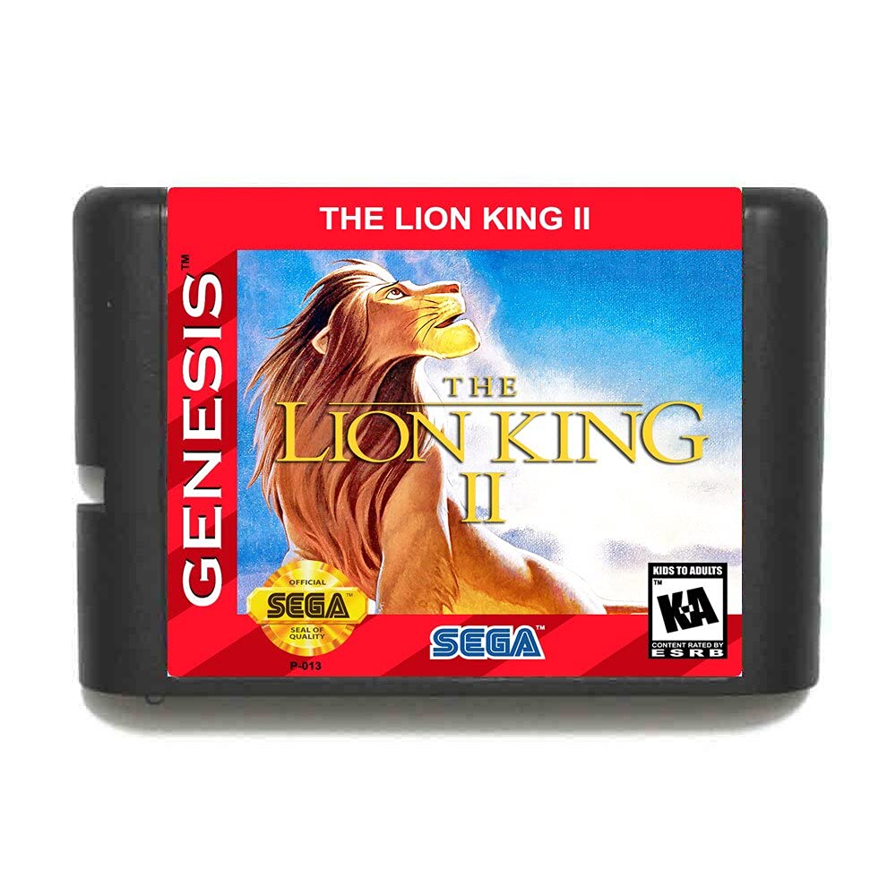 Retro Game The Lion King II 16 bit MD Game Card For Sega Mega Drive For Genesis