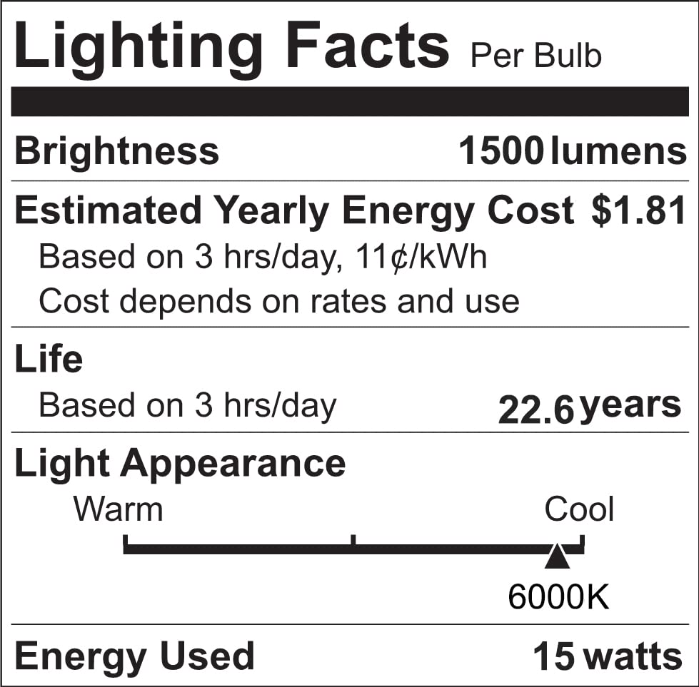 Luxvista Dusk to Dawn Flood Light PAR38 LED Bulb, E26 Motion Sensor, 15W Equivalent 150W, 1500lm, 120V, 6000K Daylight Recessed Light Indoor/Outdoor for Security Light Front Door (1-Pack)