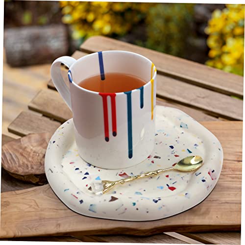 VILLCASE 2pcs Pallet Mold Oval Tray Crystal Decor Resin Molds Teacup Tray Mold Resin Tray Molds DIY Irregular Cloud Design Tray Mold Serving Tray Mold Novel Shaped Tray Mold Jewelry Coaster