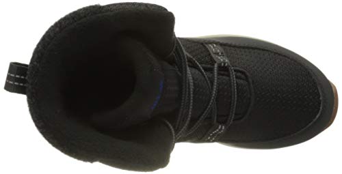 Jack Wolfskin Polar Bear Texapore High Hiking Shoes Boot, Phantom/Off-White, 3 US Unisex Big Kid