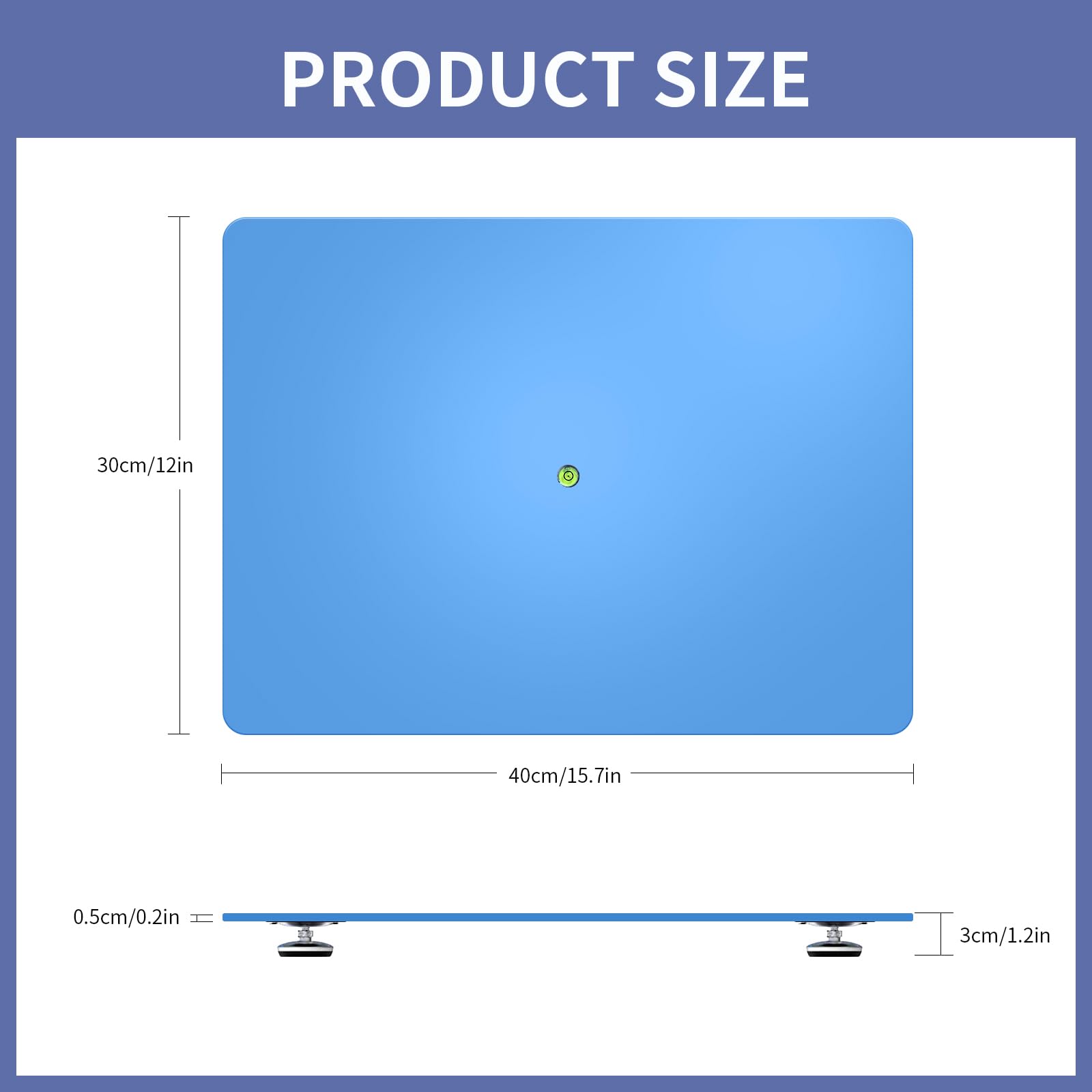 Leveling Board for Epoxy Resin, 16" x 12"Adjustable Leveling Board,Resin Supplies, Acrylic Pouring Tool, Multipurpose Resin Leveling Board,Leveling Table,Leveling Table for Resin,epoxy Tools