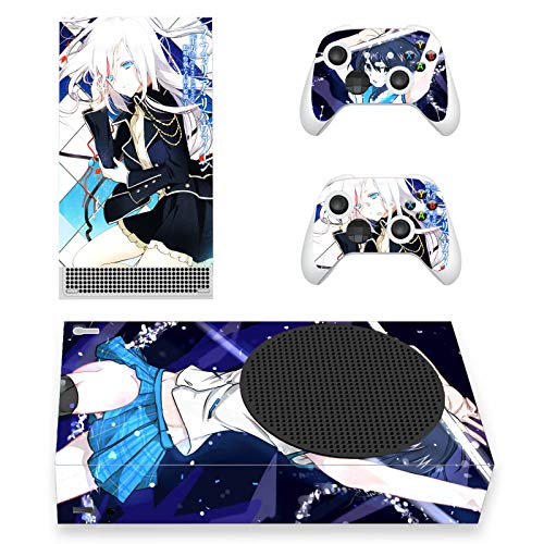 Strike The Blood Anime Game Console Series S Console and Controller Skin Set, Skin Wrap Decal Kit