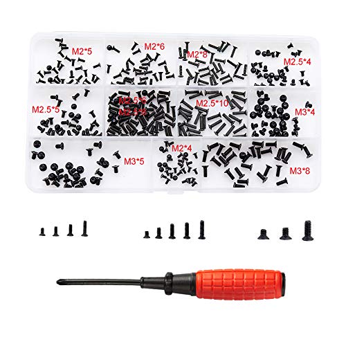 Litorange 360PCS Laptop Screw Kit M2 M2.5 M3 for IBM HP Dell Lenovo Sony Toshiba Gateway Acer Samsung with Screwdriver