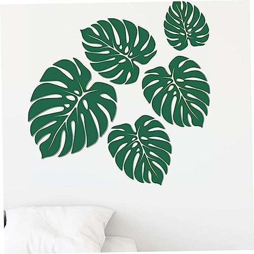 LIGHTAOTAO 1 Sheet Botanical Wallpaper Removable Wallpaper Leaf Stickers Plant Wallpaper Botanical Stickers Greenery Wallpaper Decorative Stickers Leaf Wallpaper Accessories Leaves PVC