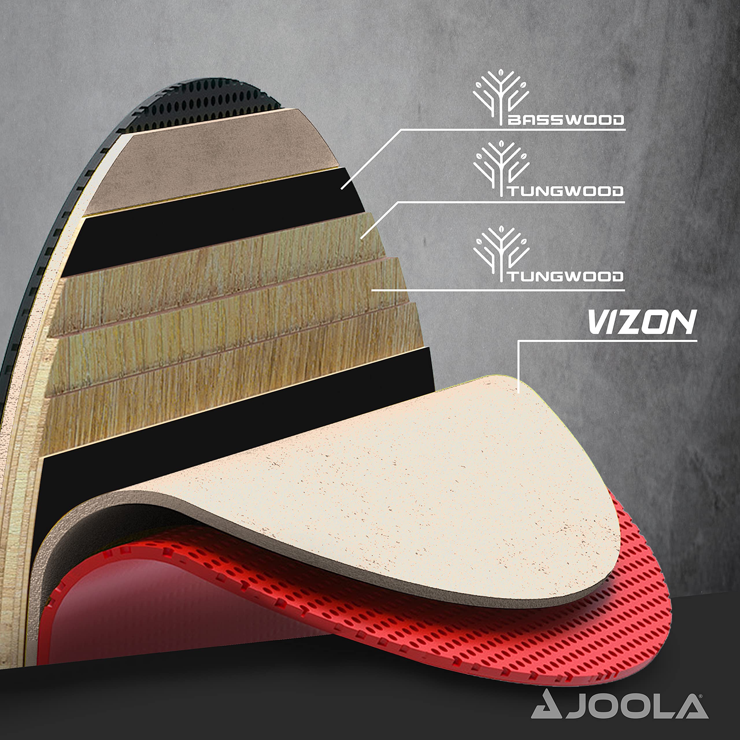 JOOLA Rosskopf Smash Recreational Table Tennis Racket