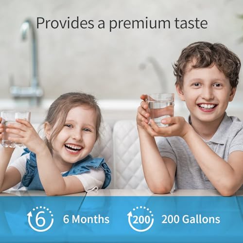 Lifefilter Replacement for MWF Refrigerator Water Filters, MWFP, HDX FMG-1, MWFA, GWF, GSE25GSHECSS, WFC1201, RWF1060, 197D6321P006, 9991, PC75009(3 Pack)