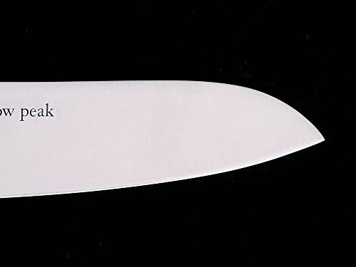 Snow Peak Field Kitchen Santoku Knife - Durable & Light Kitchen Utensil - Steel & Rubber - 9.3 oz