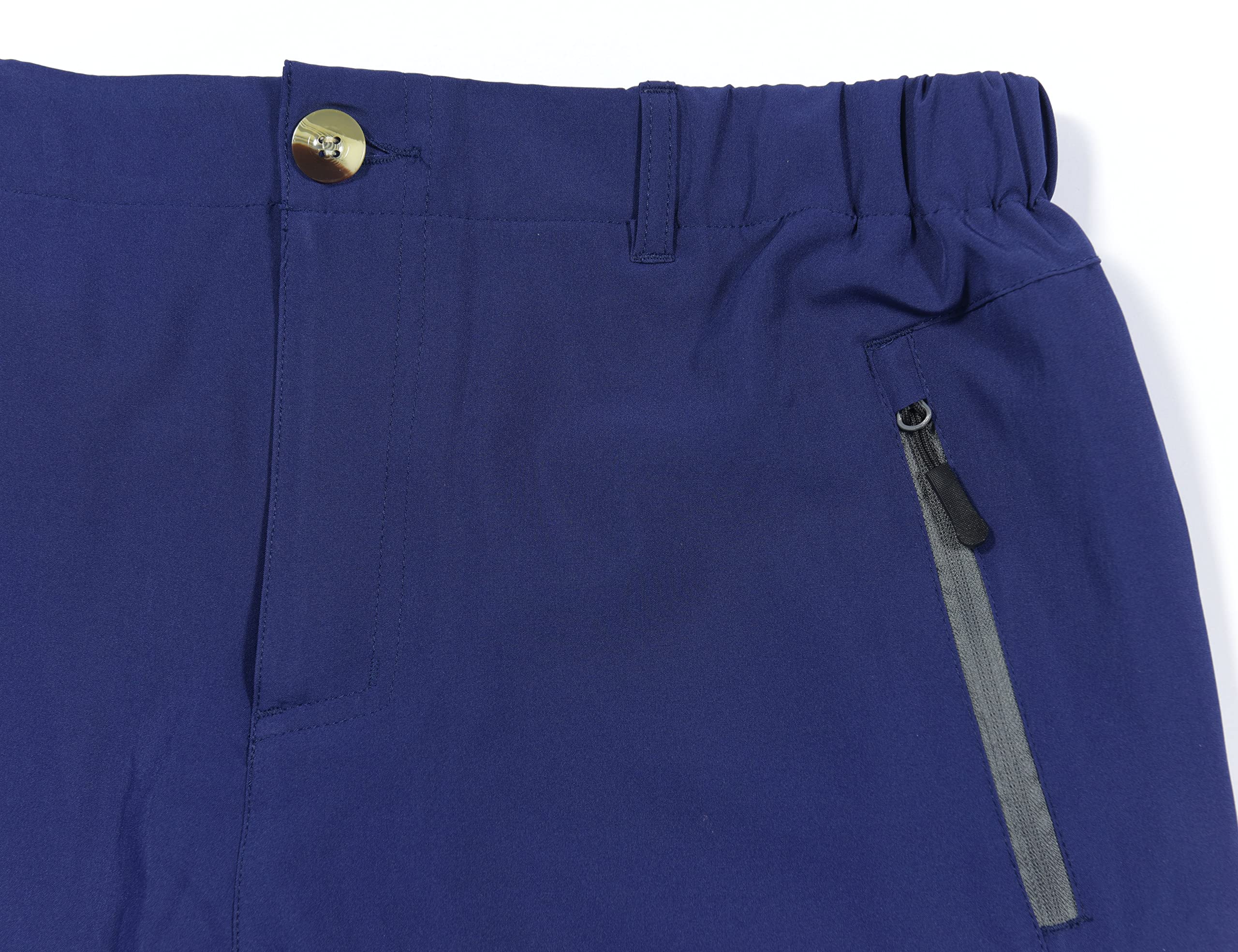 Little Donkey Andy Men's Stretch Quick Dry Cargo Shorts for Hiking, Camping, Travel Navy Size 3XL