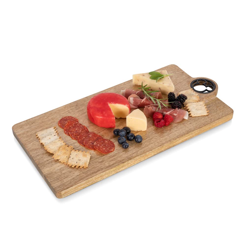 PICNIC TIME Disney Mickey Mouse Serving Board, Serving Plank, Charcuterie Board, (Mango Wood), 19.1 x 9 x 0.8