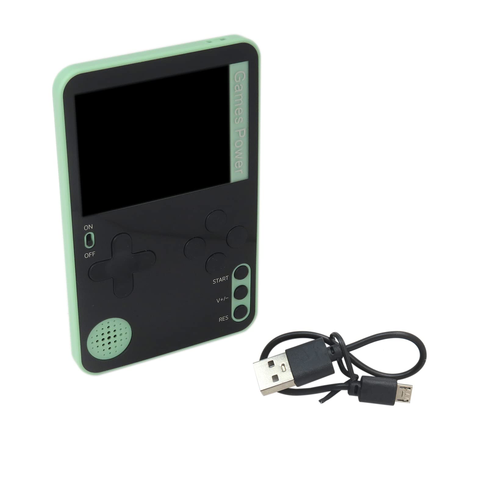 Retro Video Game Console Built-in 500 Classic Games, Handheld Game Player Play Suitable for Travel and Camping (Green)