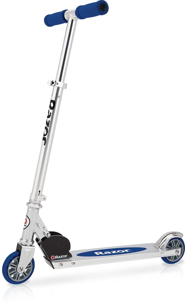 LaScoota Kick N Roll Scooter for Kids, 3 Wheel Adjustable Height Scooter with LED Flashing Wheels and Anti-Slip Deck, for Riders Aged 3-12 and up to 100 lbs.