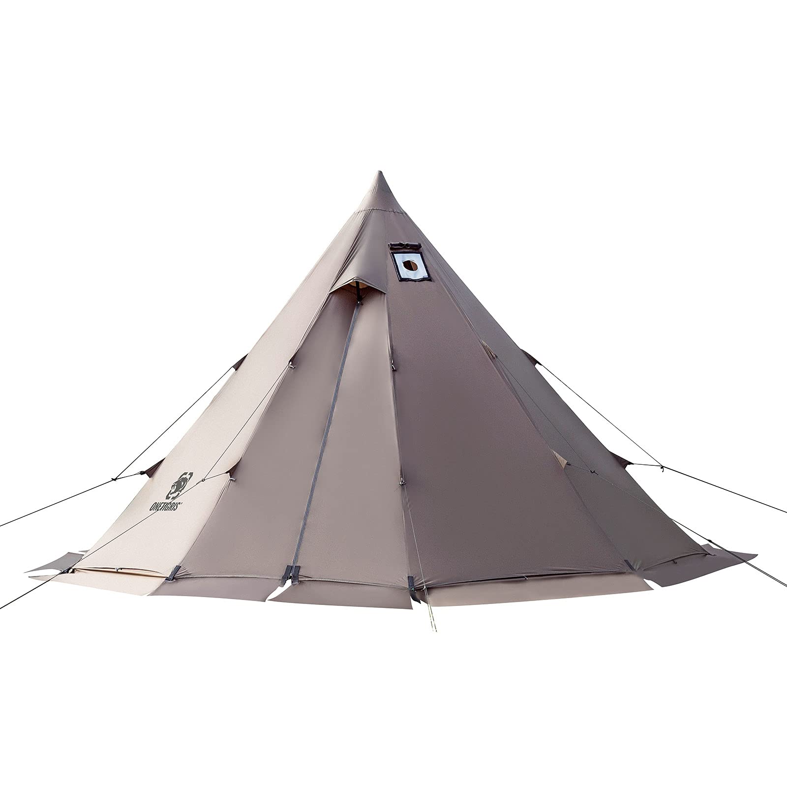 OneTigris Rock Fortress Hot Tent, Half Dome Mesh Inner Tent, and Tiger Roar Wood Stove Combo
